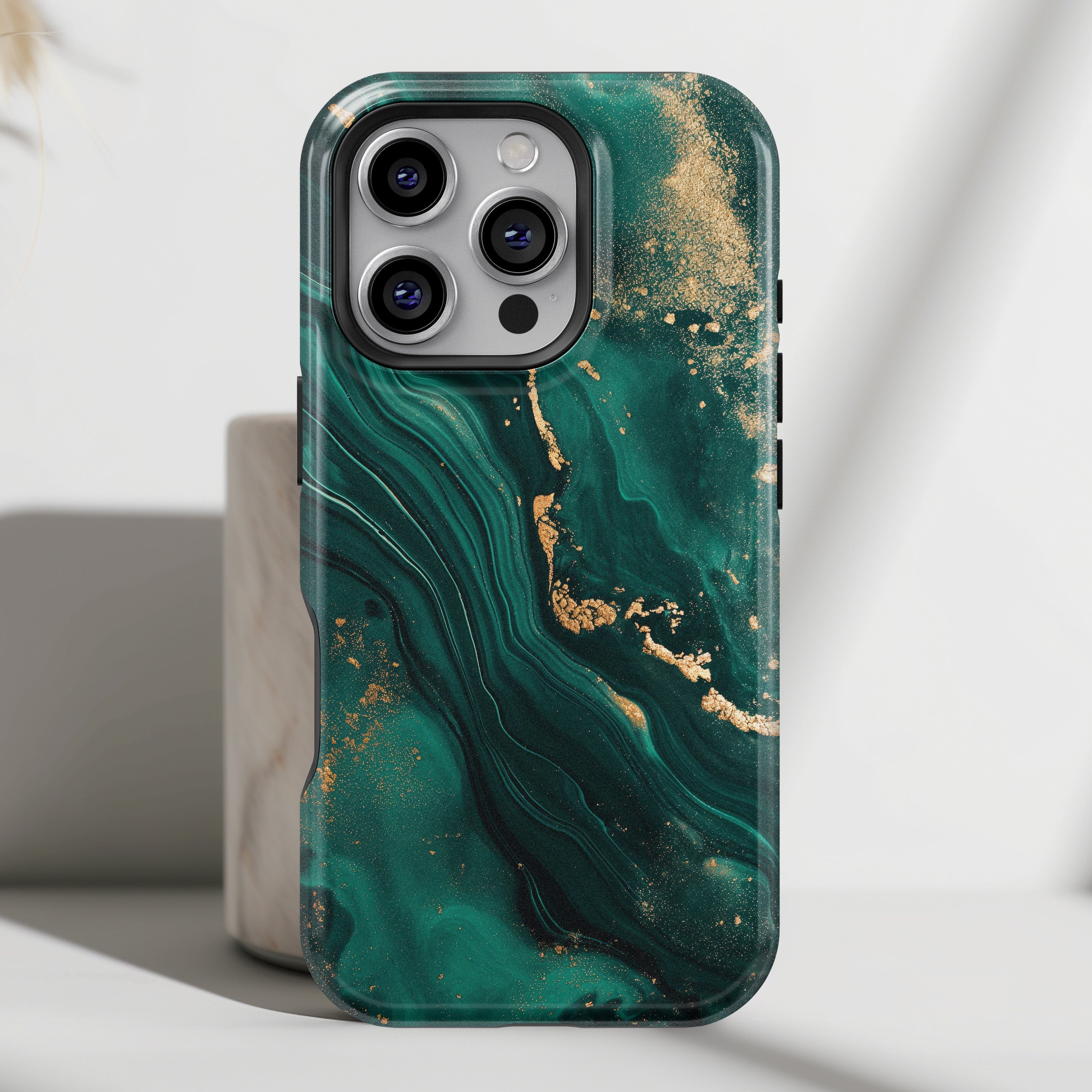 Luxury Green Marble Design Case for iPhone – SigCase