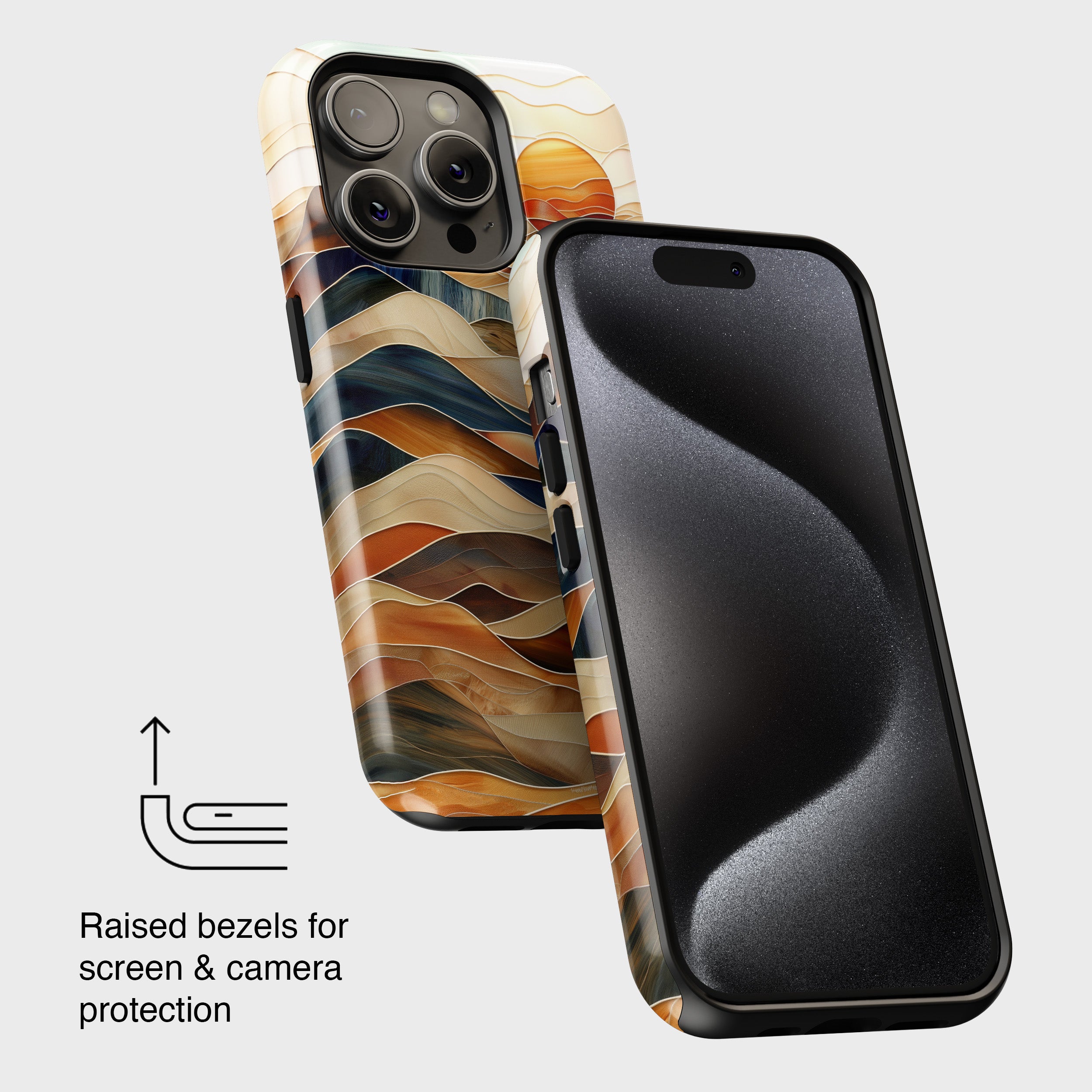 Abstract Desert Landscape Design iPhone Case – SigCase
