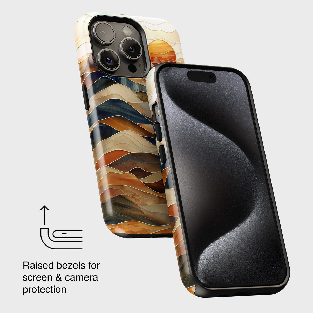 Abstract Desert Landscape Design iPhone Case – SigCase