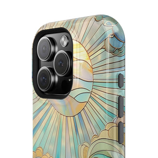 Sun & Ocean Stained Glass Design Print iPhone Case – SigCase