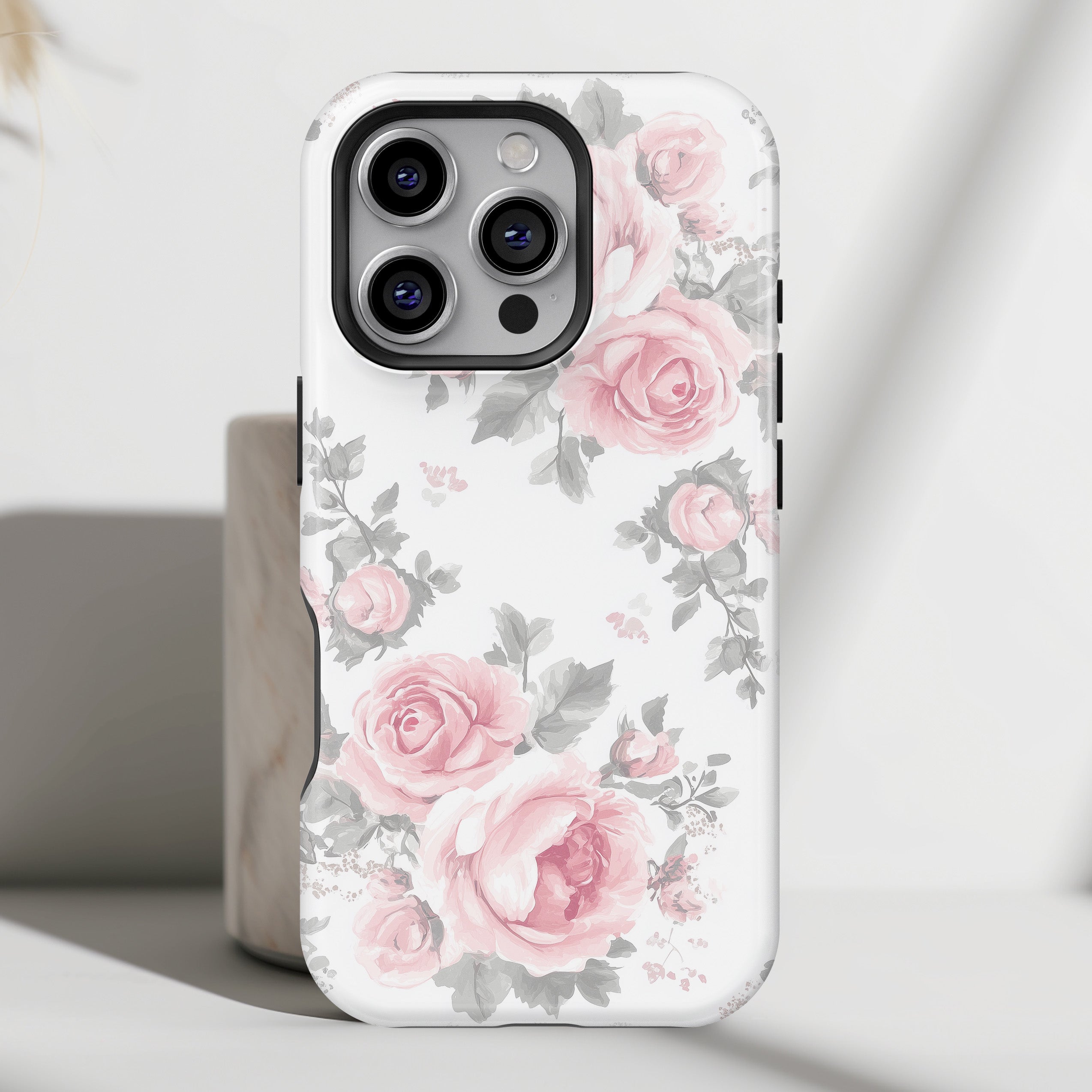 Coquette Watercolor Roses Design iPhone Case – SigCase