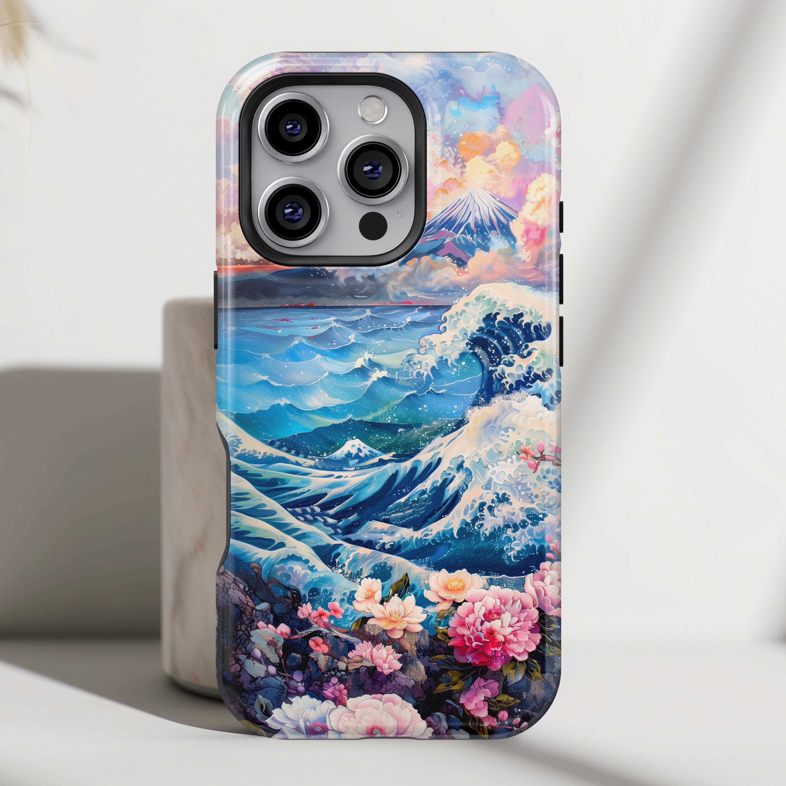 Ocean Wave & Mount Fuji Japanese Art Design iPhone Case – SigCase