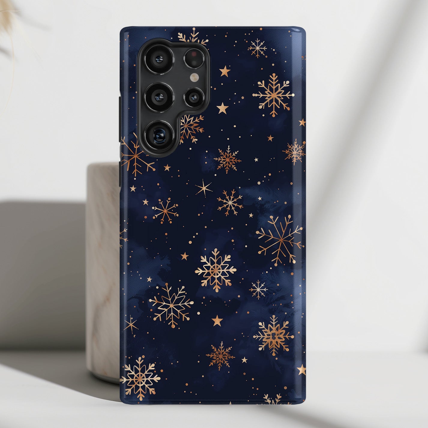 Snowy Starry Night Design Case for Galaxy S series Phones – SigCase