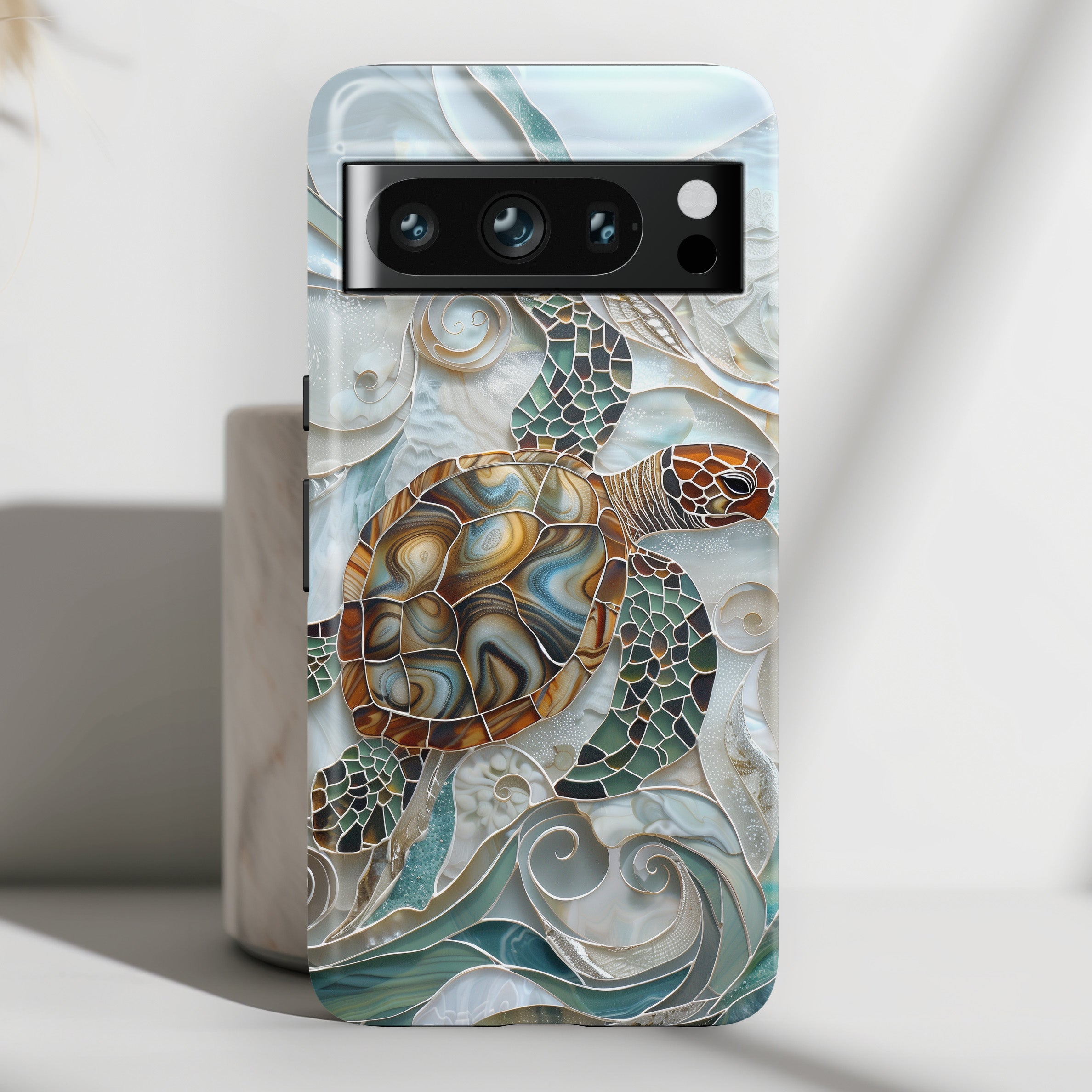 Sea Turtle Stained Glass Design 1 Google Pixel Phone Case – SigCase