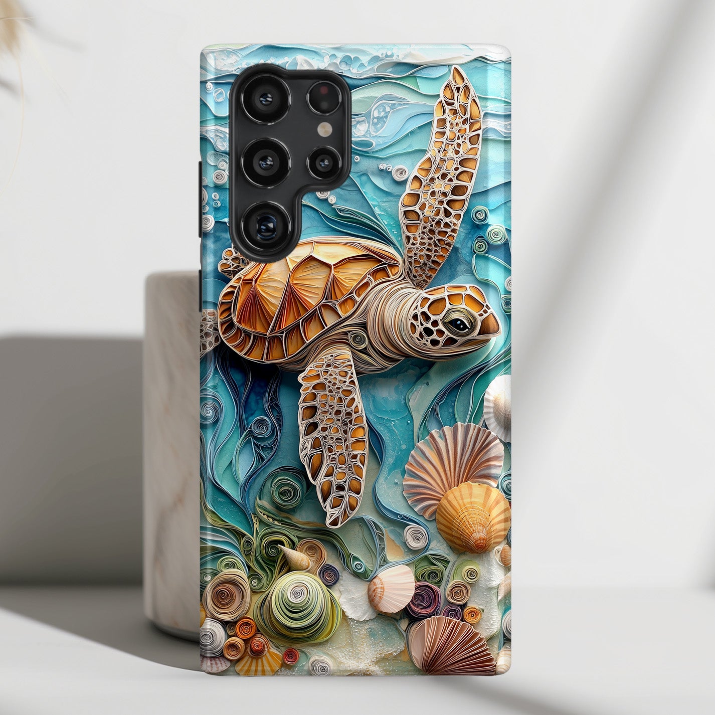 Turtle in The Sea Design Phone Case for Galaxy S series Phones – SigCase