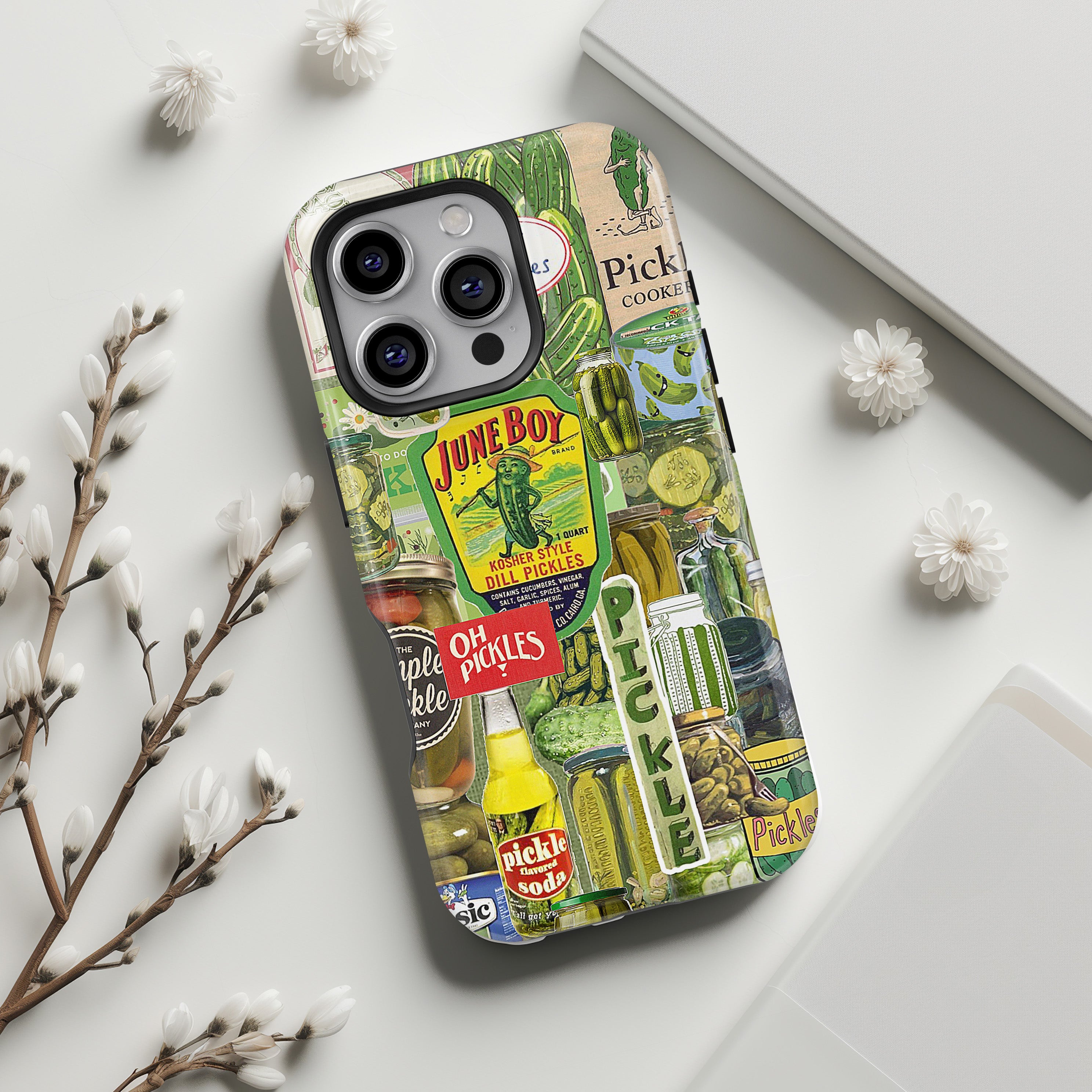 Vintage Pickle Collage iPhone Case – SigCase